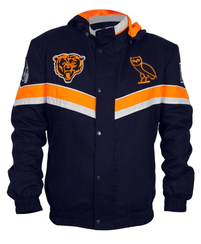 Chicago Bears OVO Sideline Hooded Jacket