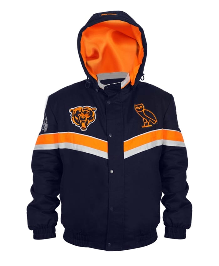Chicago Bears OVO Sideline Hooded Jacket